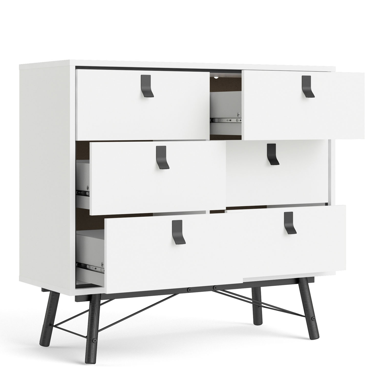 Ry Double Chest of 6 Drawers