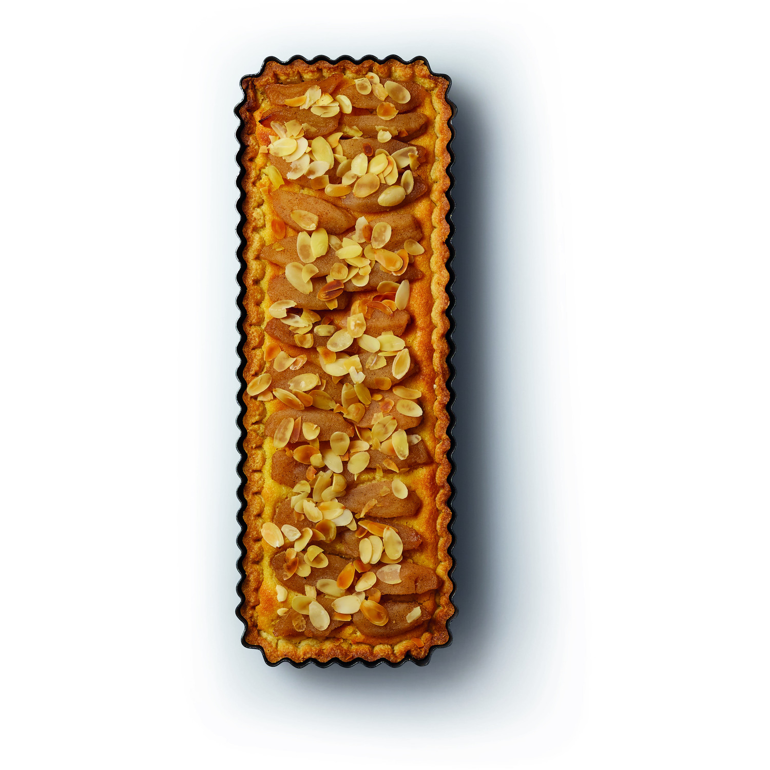 MasterClass Non-Stick Loose Base Rectangular Fluted Flan Quiche Tin