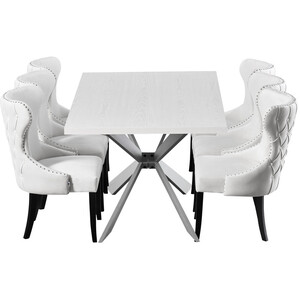 Mayfair Duke LUX Dining Set a Table and Chairs Set of 6