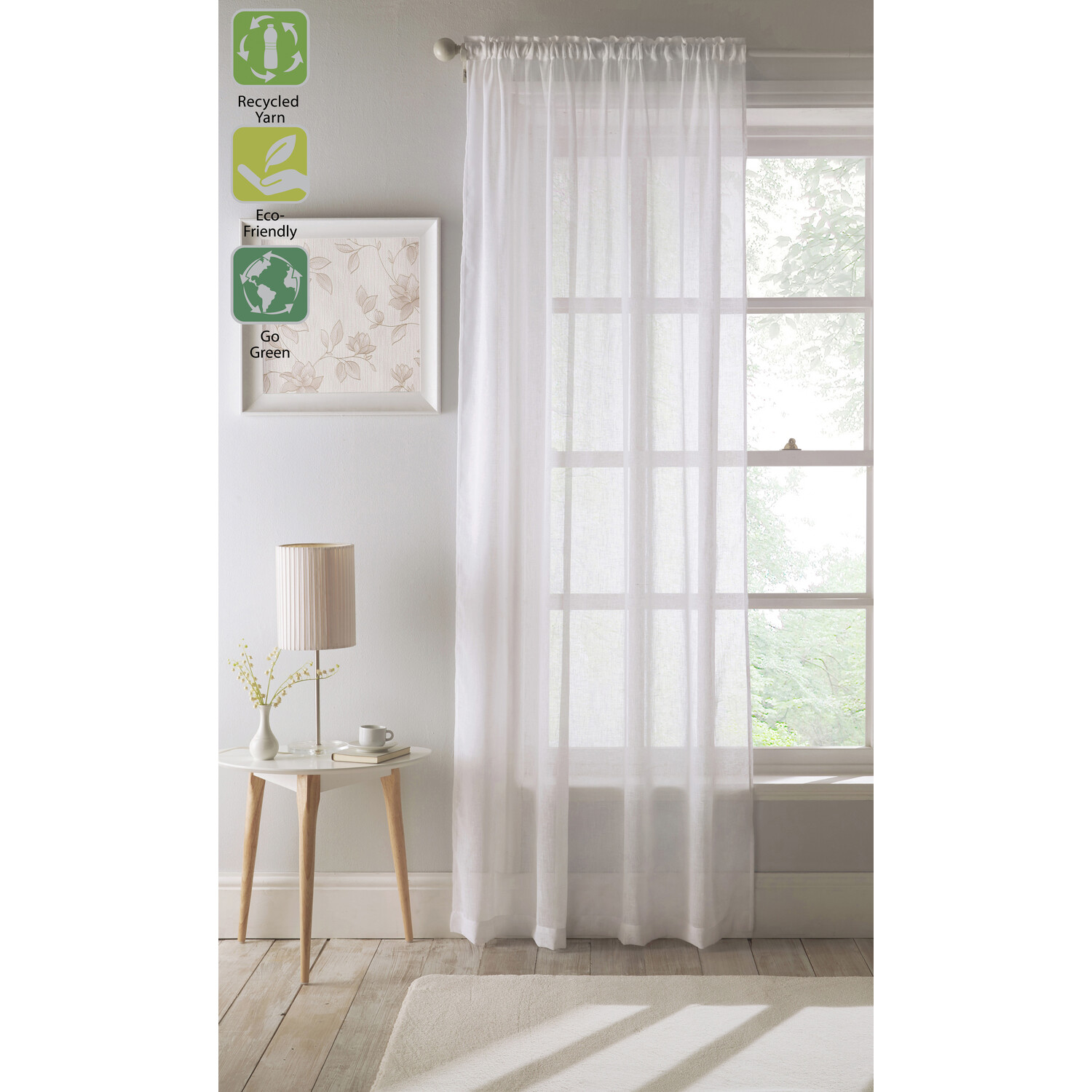 Eden Recycled Textured Voile