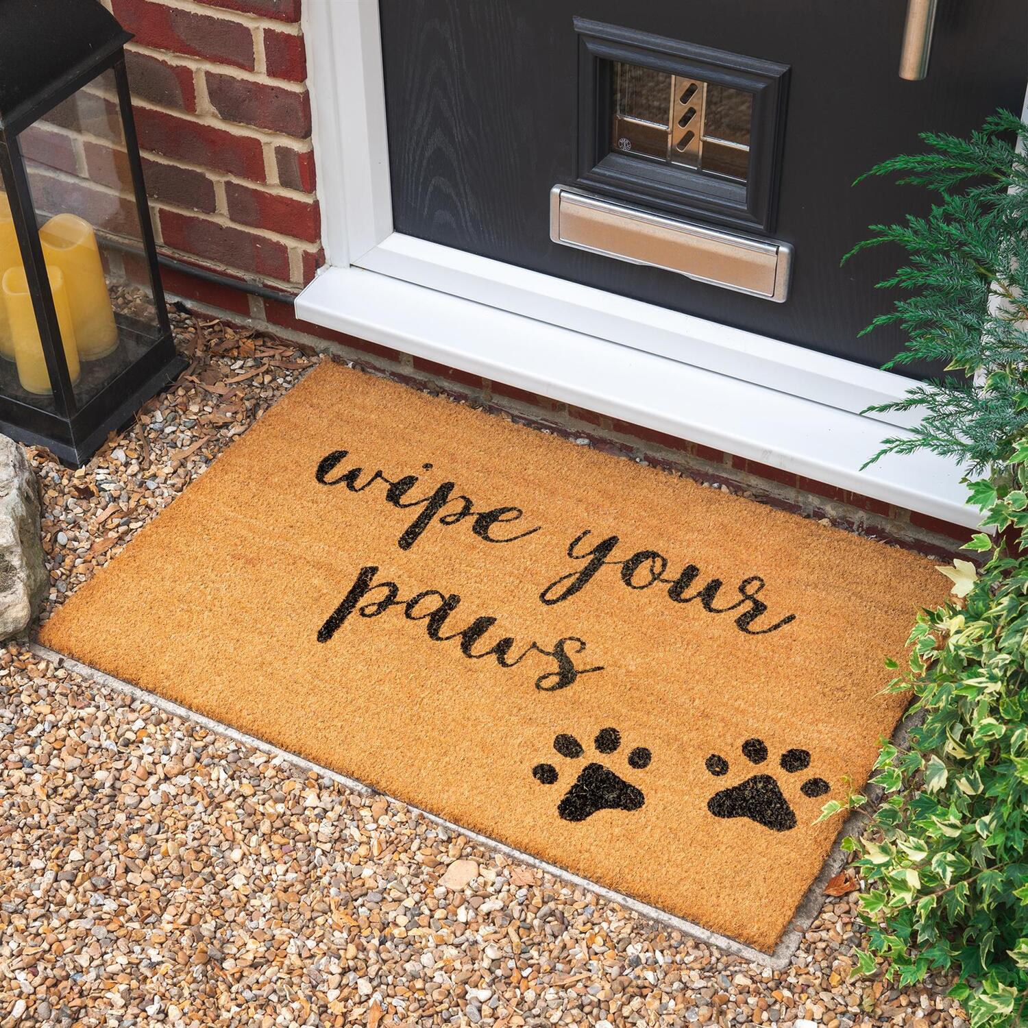Paws Coir Door Mat