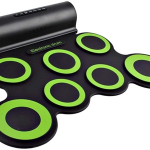 Foldable Electronic Drum Kit with Built in Speaker and Foot Pedals