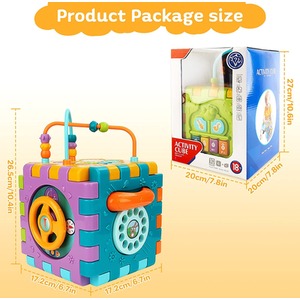 6 in 1 Musical Activity Cube for Babies
