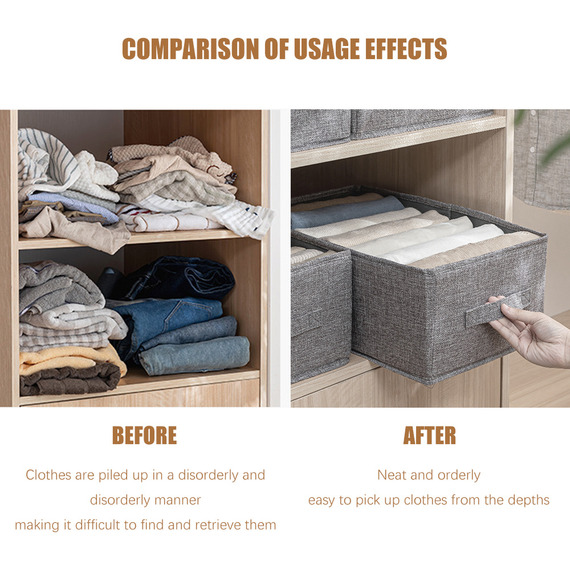 Foldable Fabric Clothes Storage Organizer