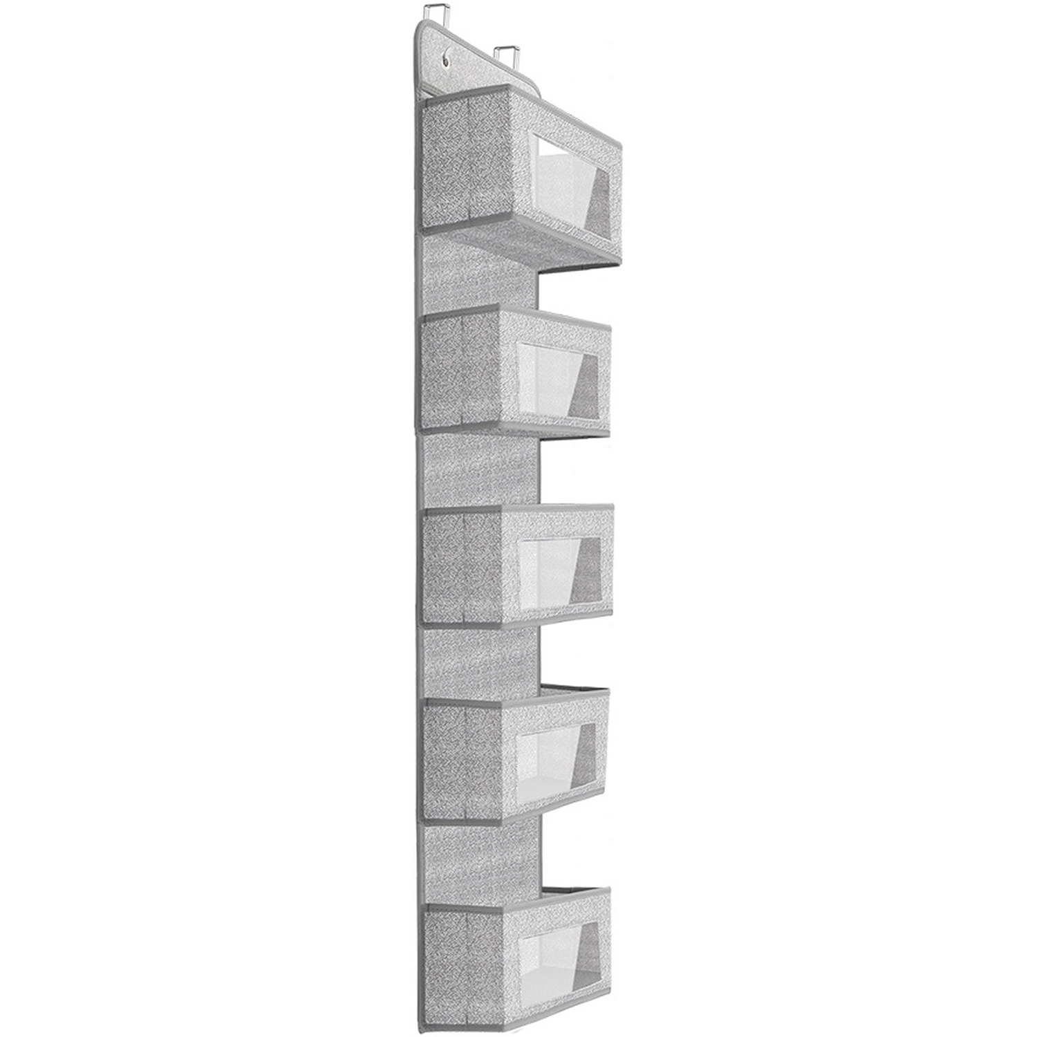 Hanging Foldable Fabric Organizer Bag 5 Pockets Door Wall
