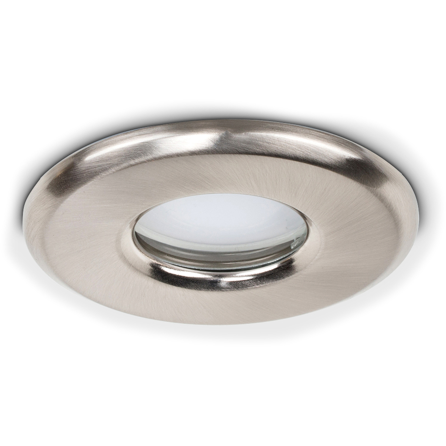 4 Pack Bathroom Shower IP65 Gloss Brushed Chrome GU10 Ceiling Downlights