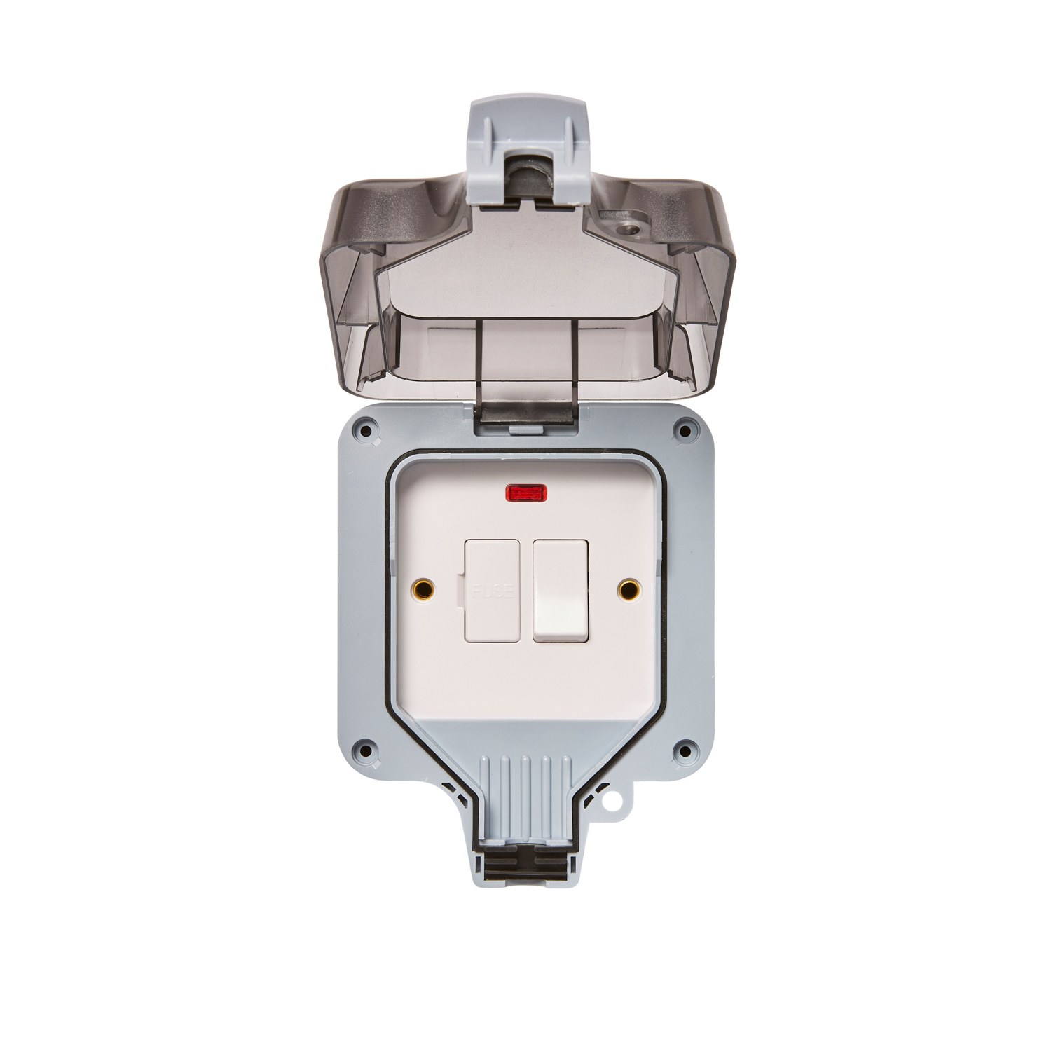 IP66 Outdoor Fused Switch Spur with Neon Indicator