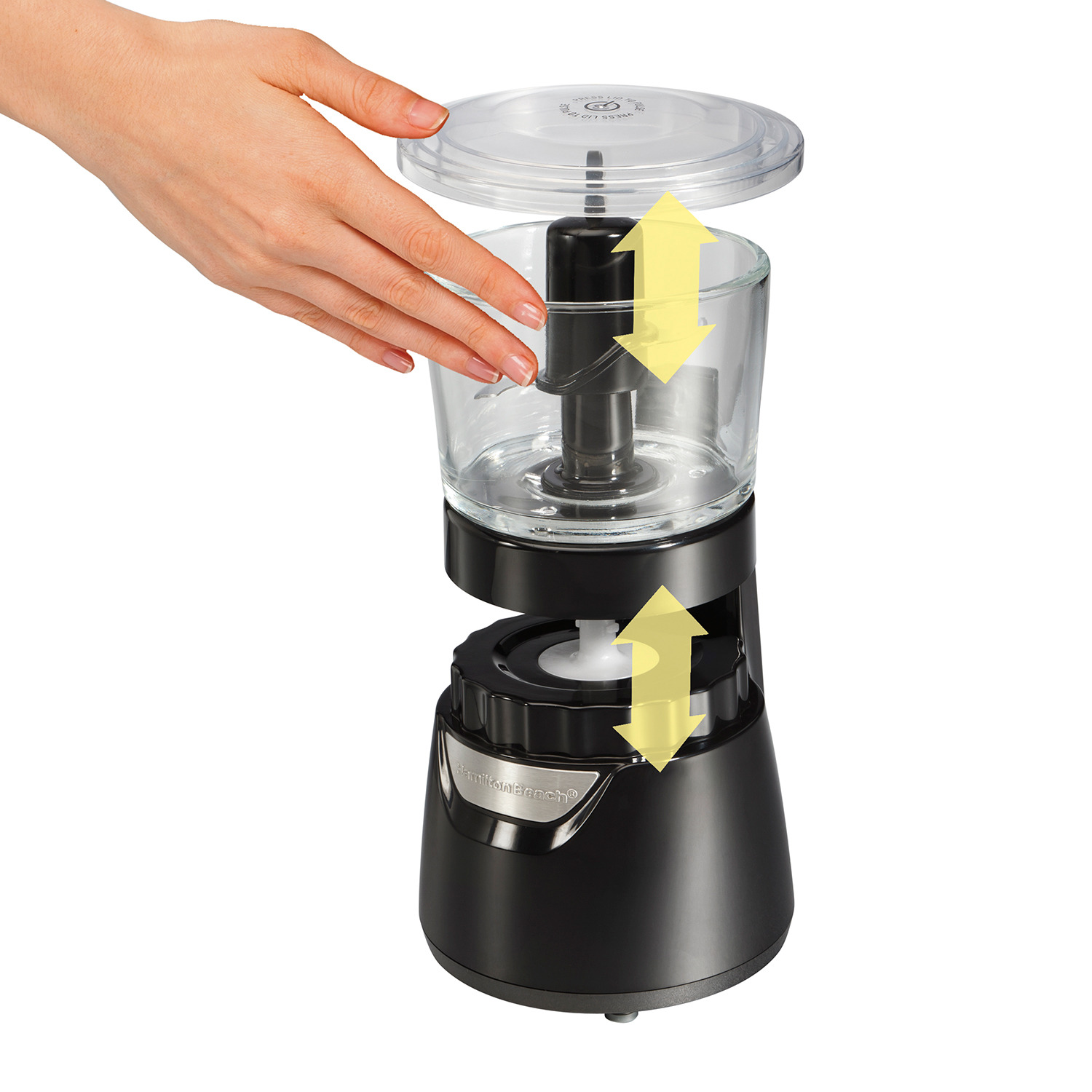 Stack and Press 700ml Glass Bowl Chopper