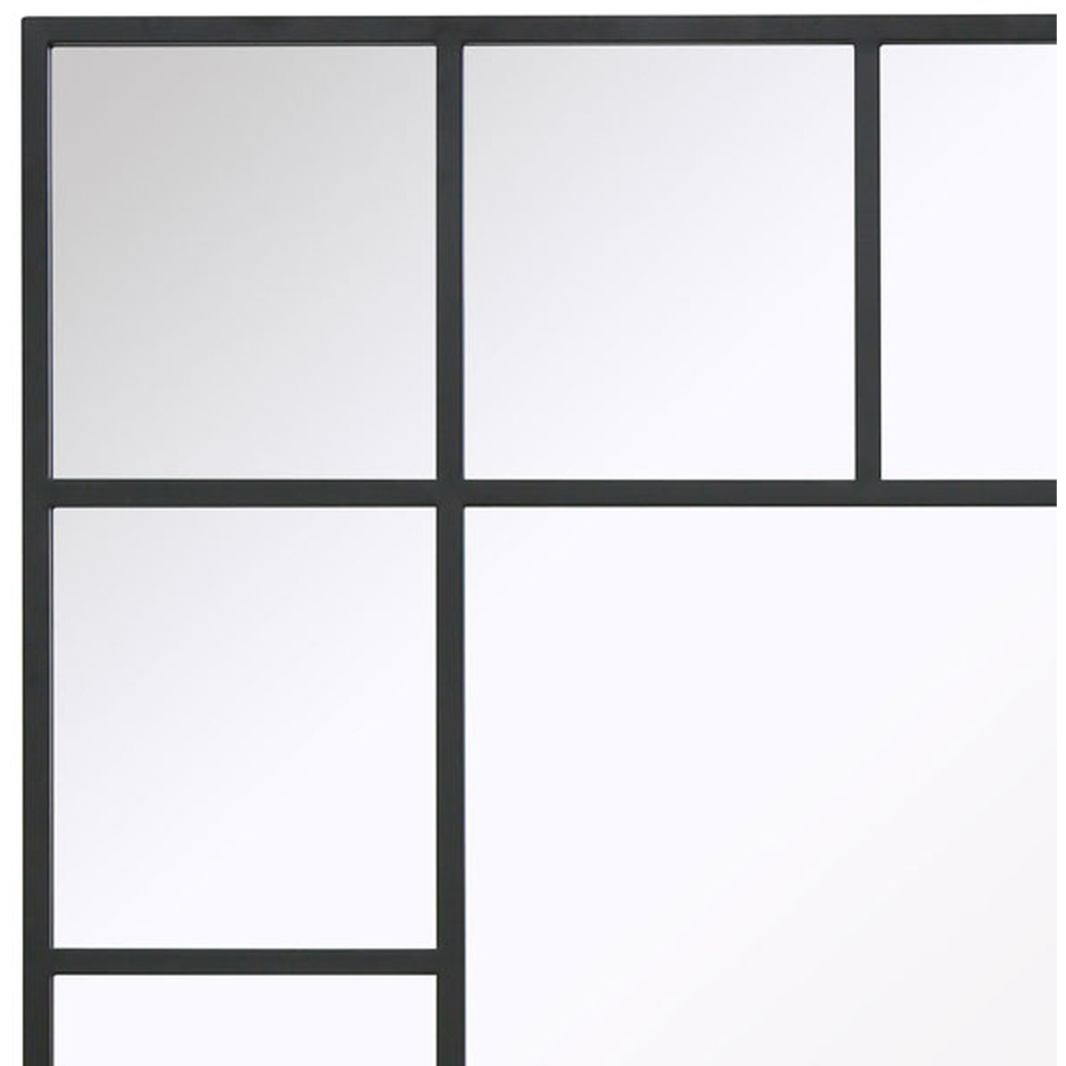 Wenestra Modern Outdoor Wall Garden Mirror