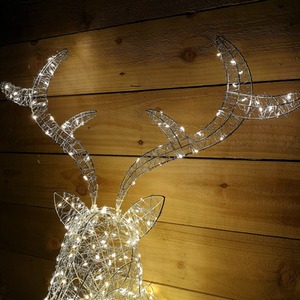 LED Wall Mounted Stag Christmas Decoration