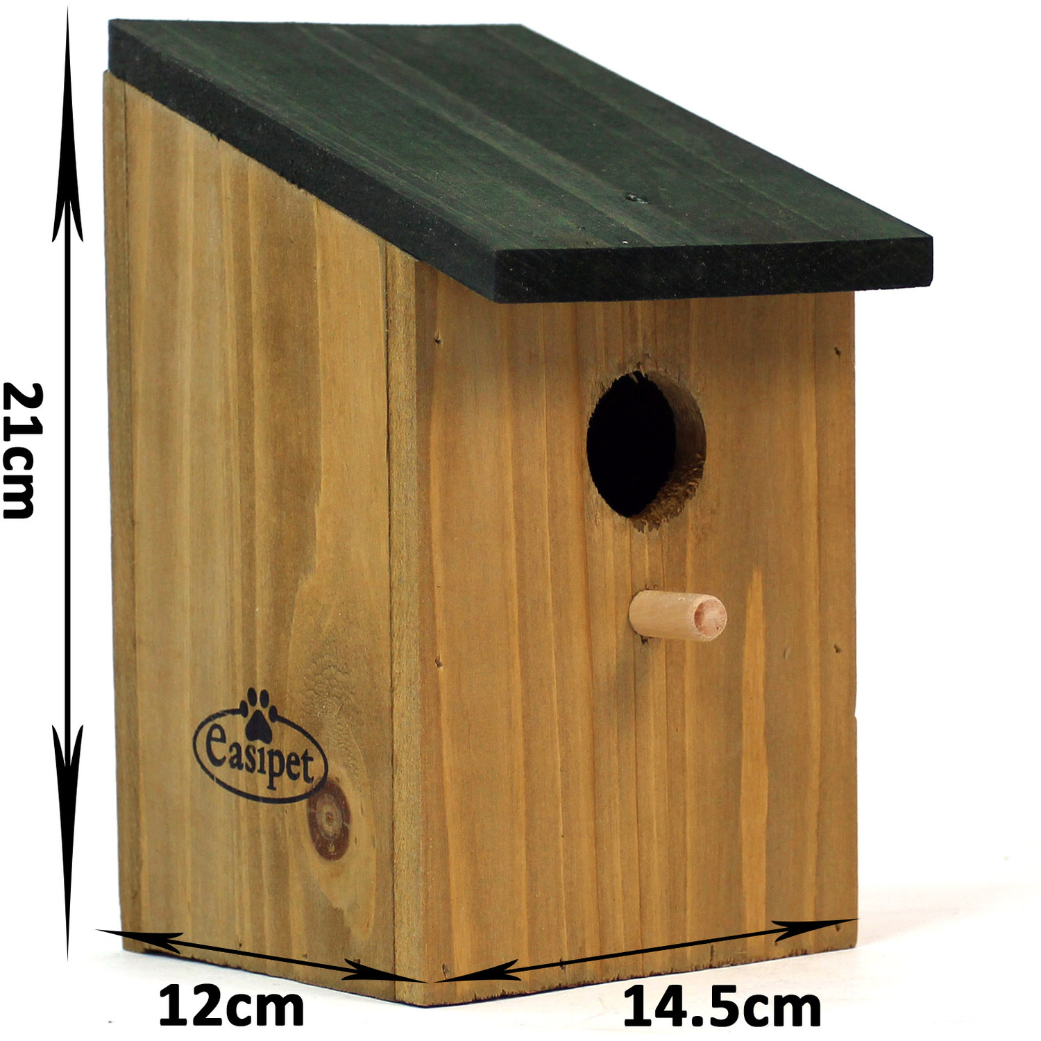 Wooden Bird Nesting Box Pack of 4