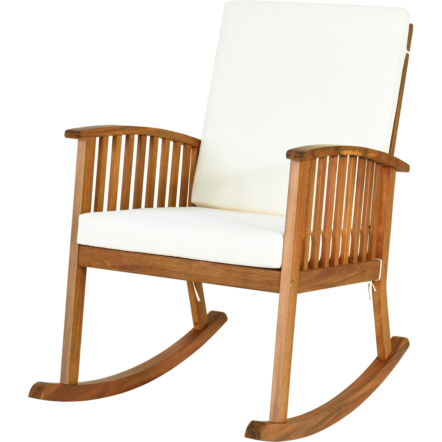Patio Rocking Chair with Cushions
