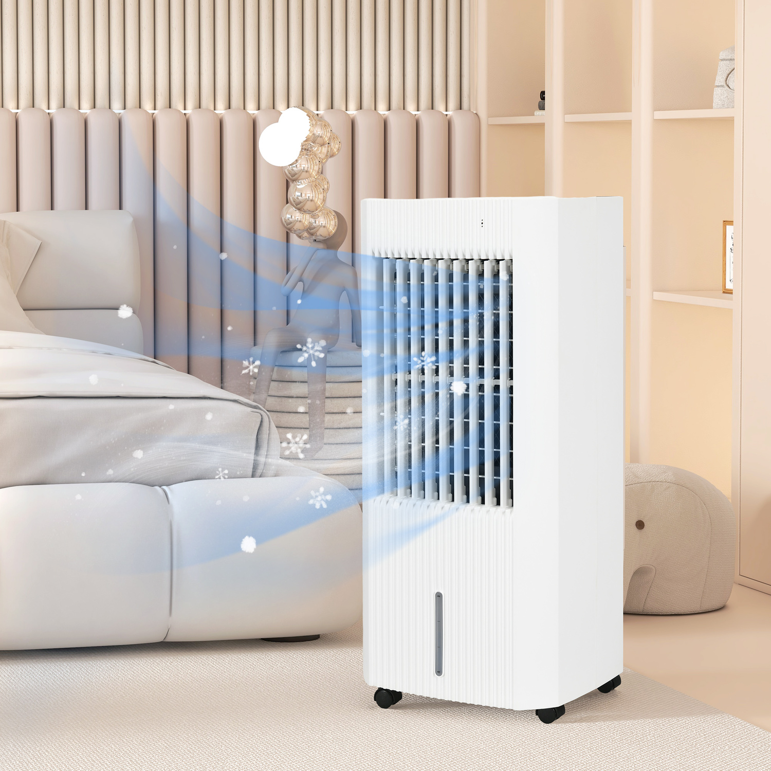 Portable Air Cooler Fan With Ice Packs