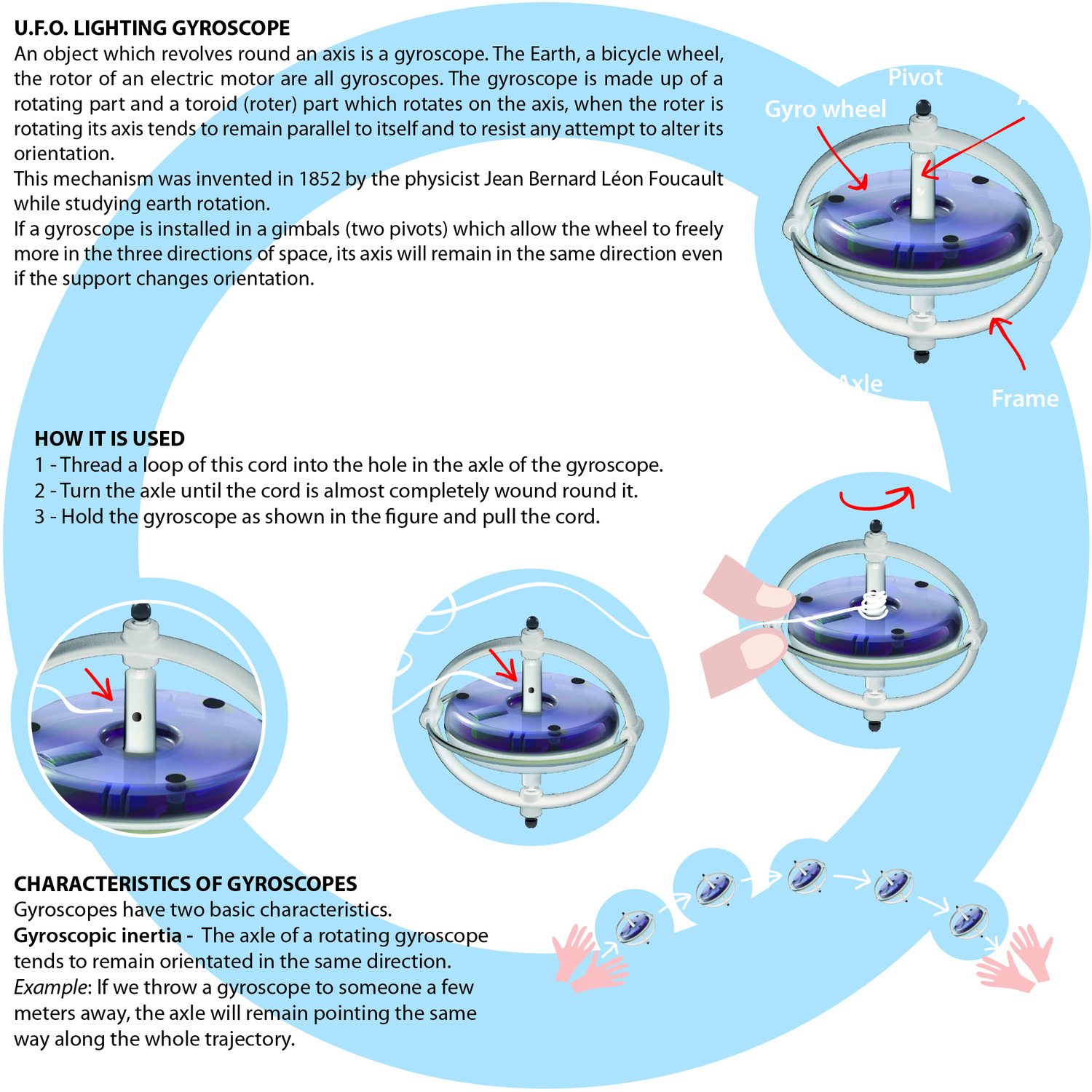 UFO Lighting Gyroscope