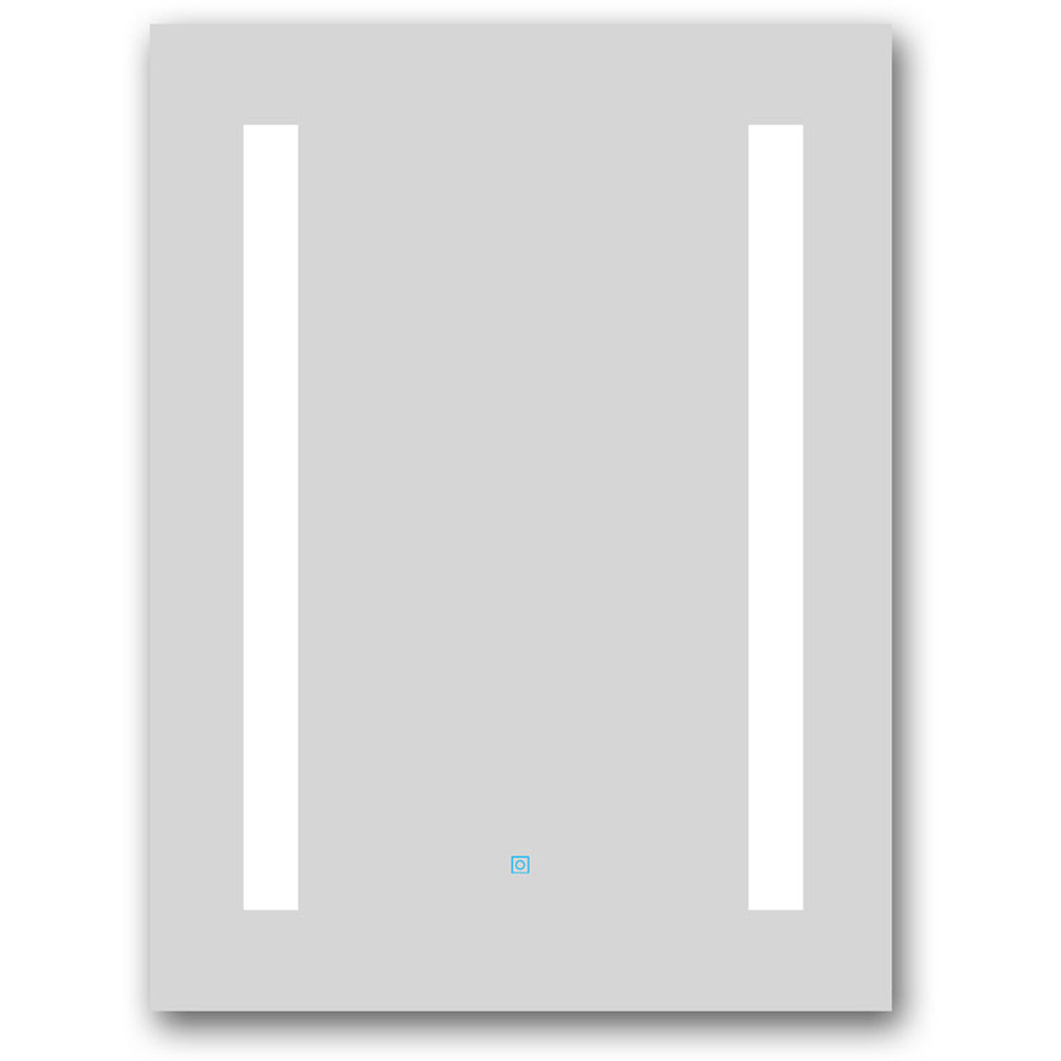 LED Bathroom Mirror with Socket, Dimmable