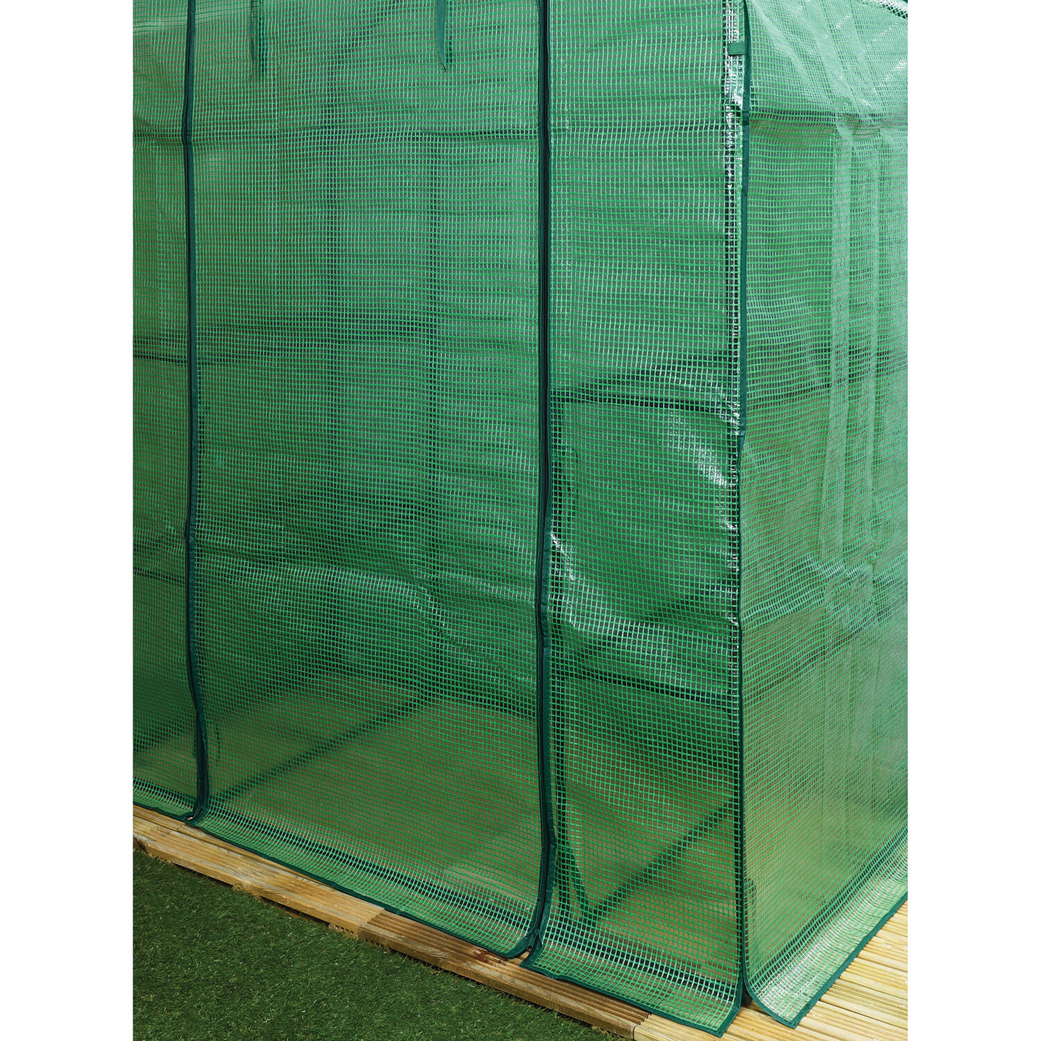 Walk in Greenhouse with PE Mesh Cover