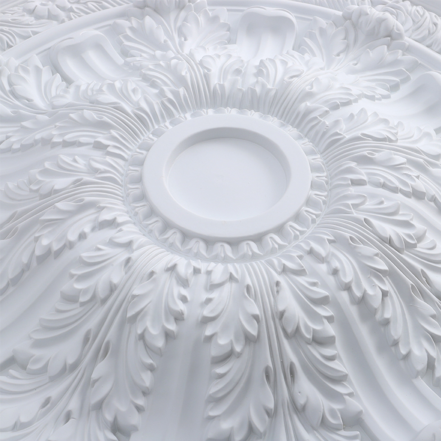 White 3D Polyurethane Ceiling Rose