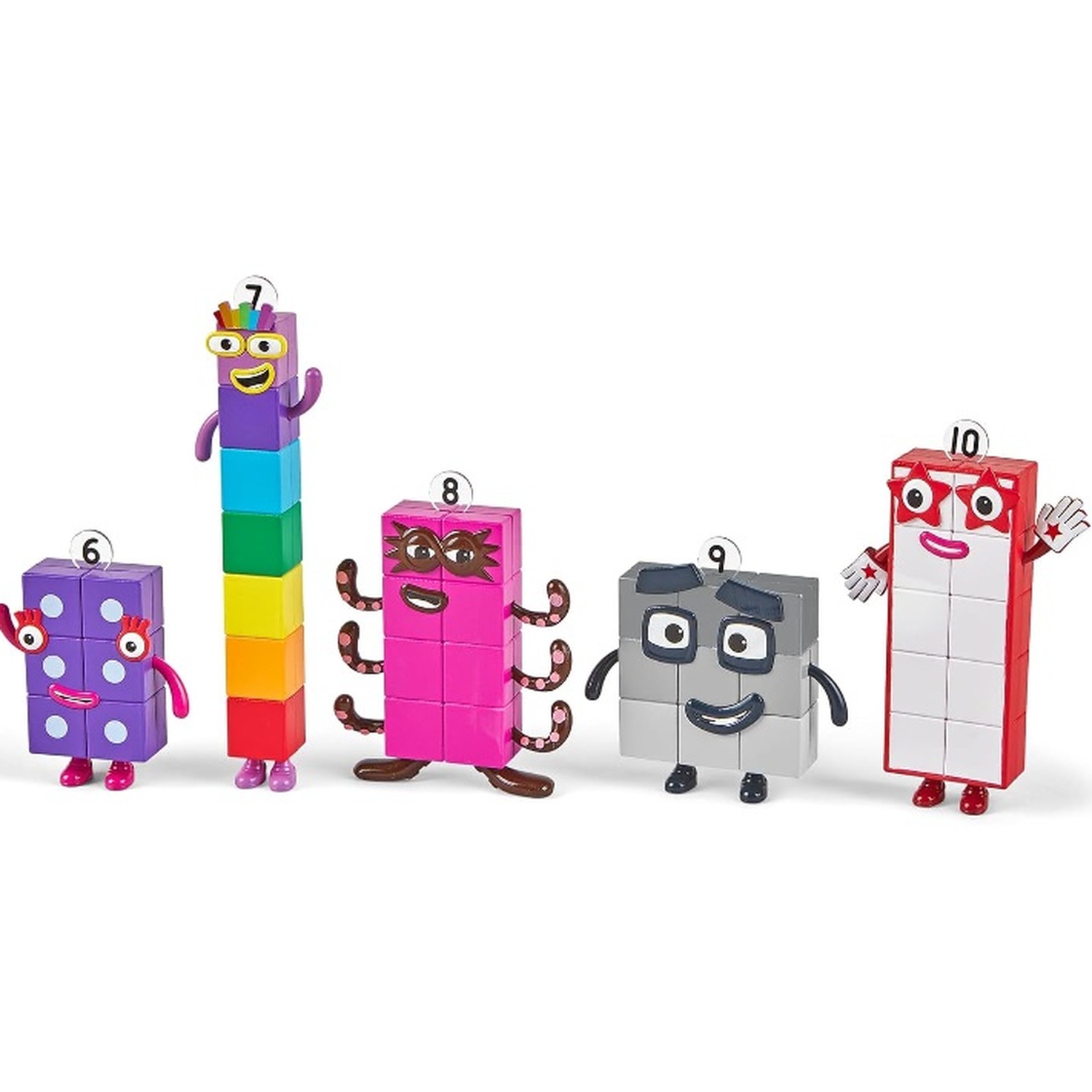 Numberblocks Friends Six to Ten Play Figures