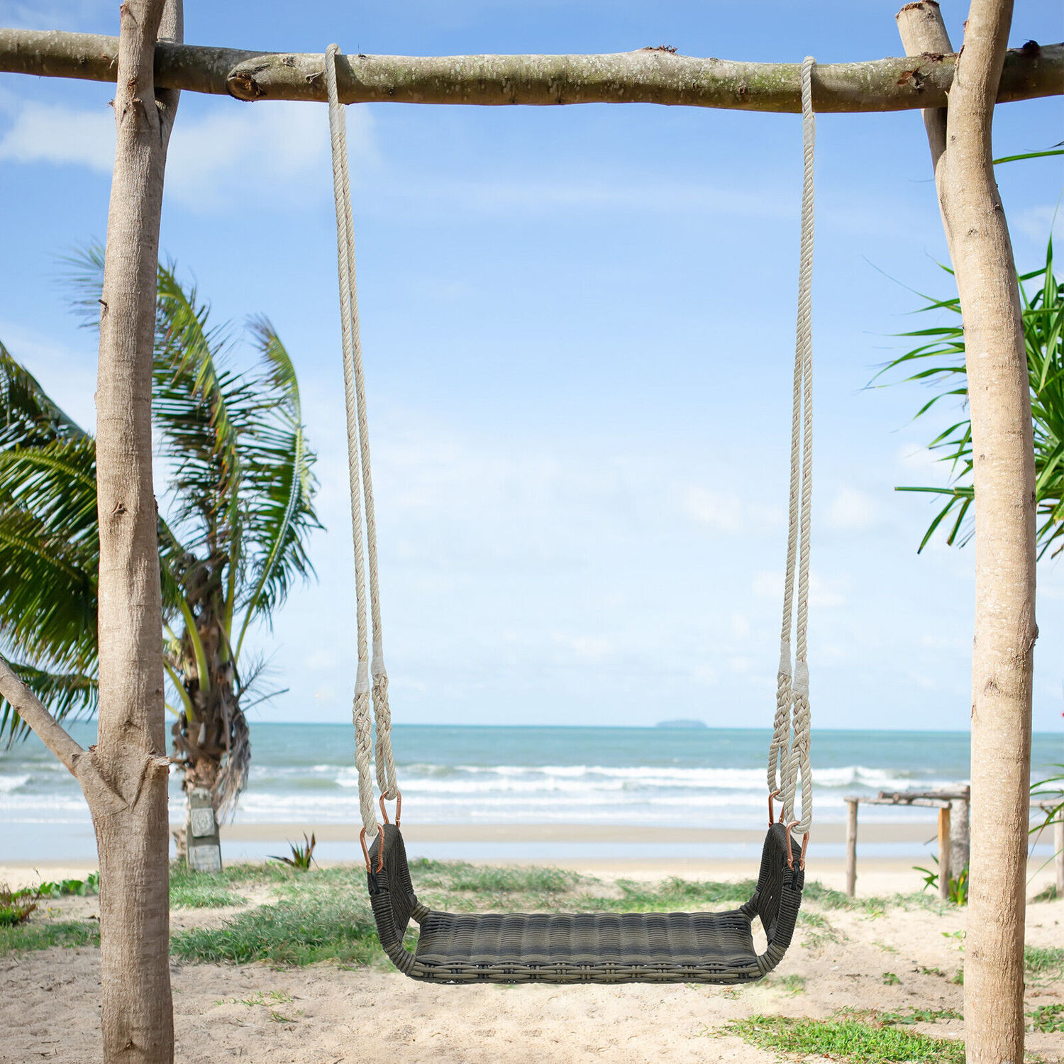 Patio Swing Bench Backless Hammock Chair