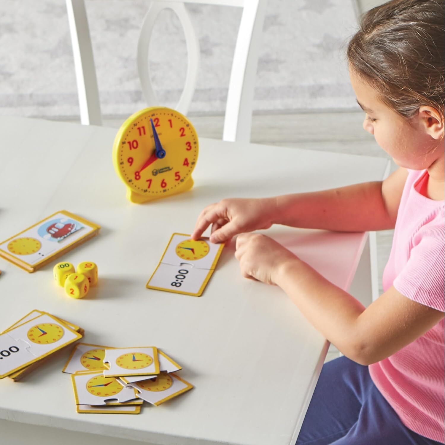 Time Activity Set Clock and 41 Piece Teaching Set