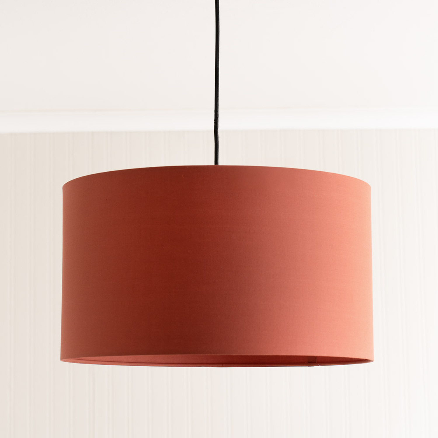 Reni Large Fabric Drum Ceiling Lamp Shade