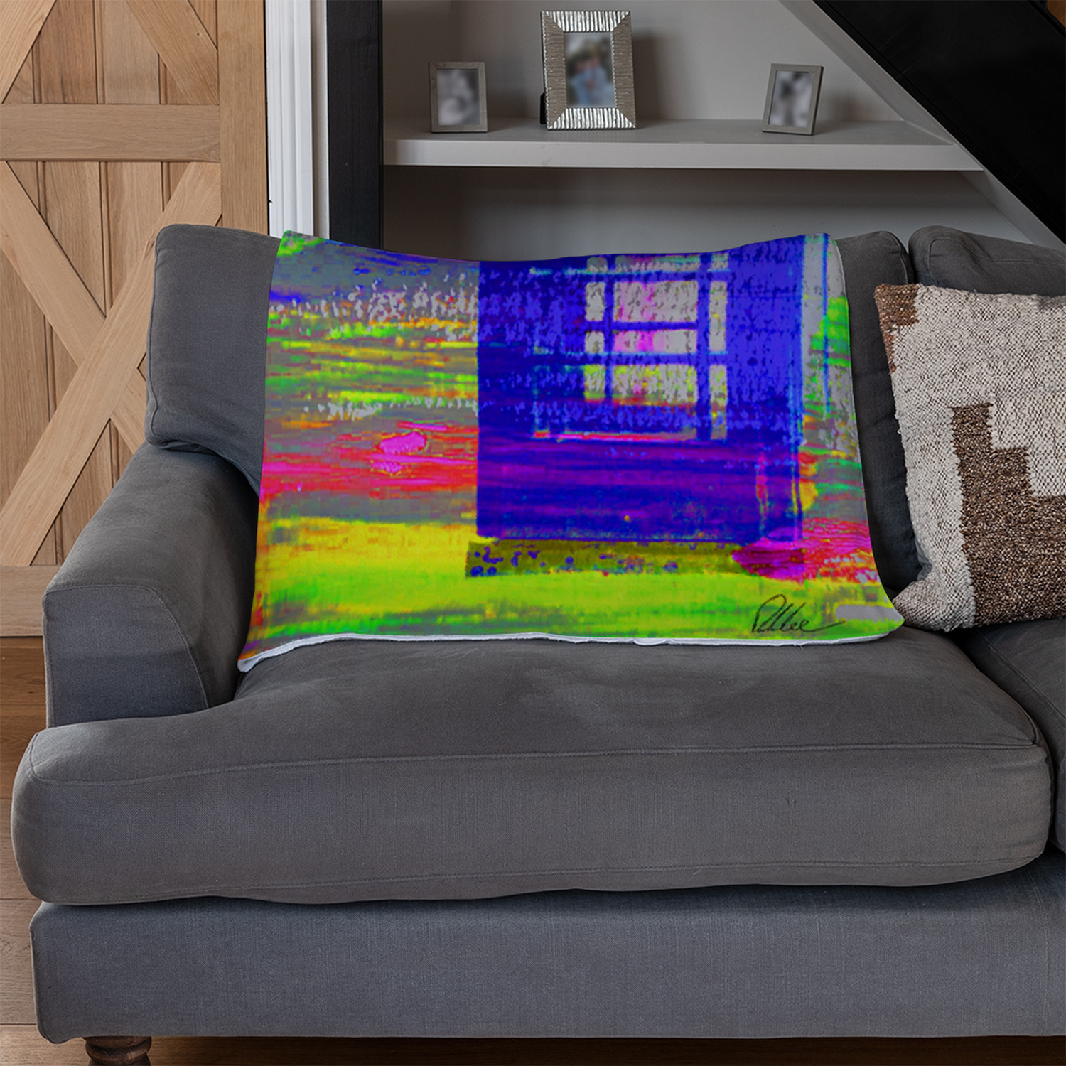 London Post Box Blanket