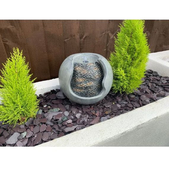 Pebble Urn Modern Water Feature