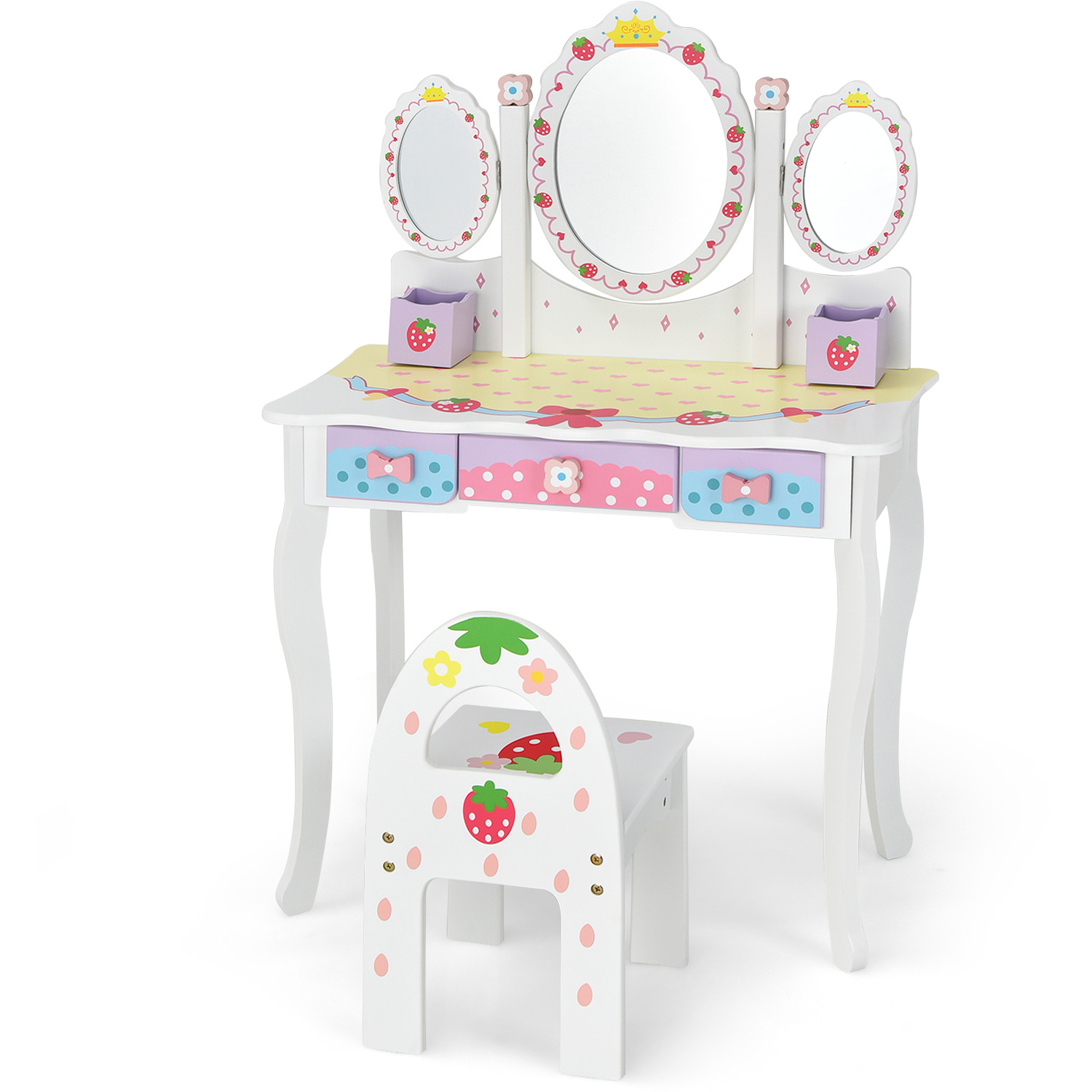 Costway Kids Vanity Set costway-kids-vanity-set
