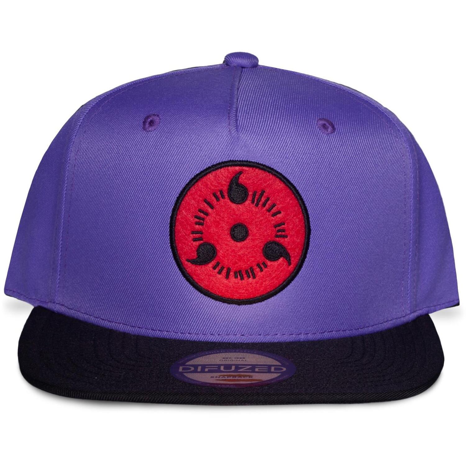 NARUTO SHIPPUDEN Sasuke Symbol Patch Snapback Baseball Cap