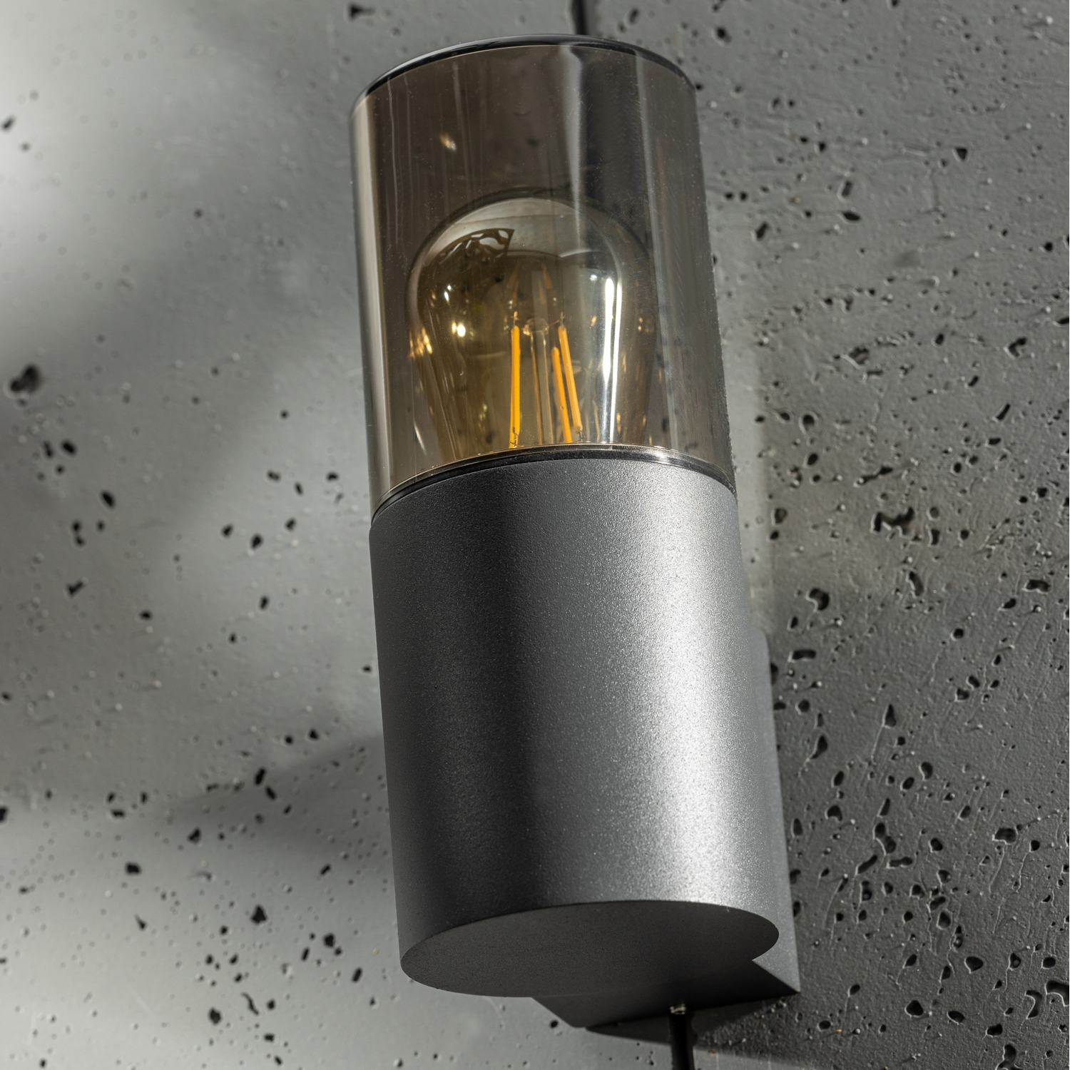 CGC BLUEBELL Cylinder Wall Light with Smoke Diffuser