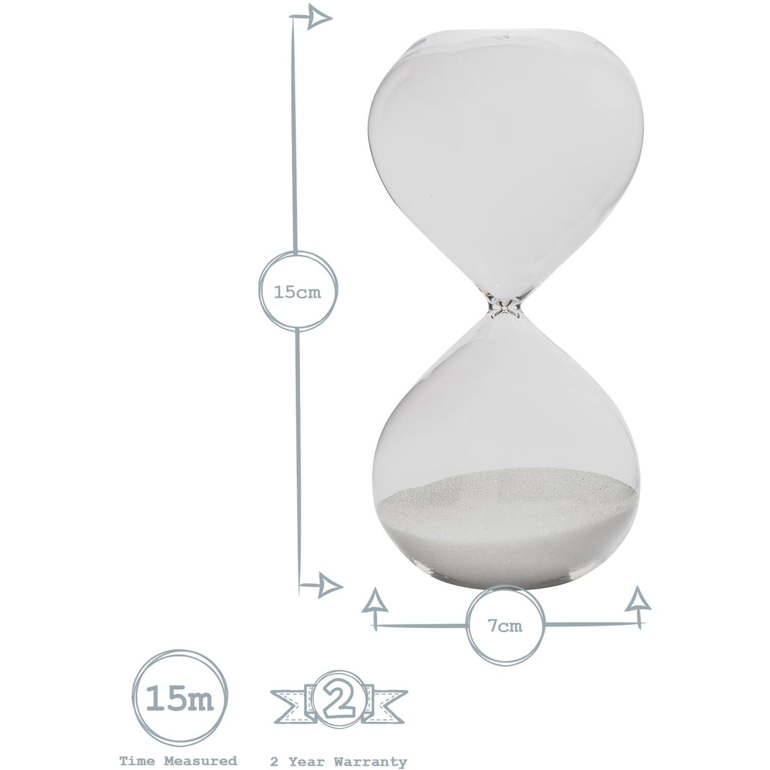 Glass Kitchen Sand Timer Pack of 3