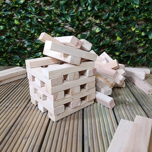 Giant Wooden Jenga Style Tumbling Tower Game