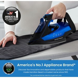 Pro SteamMax 3000W White and Blue Steam Iron