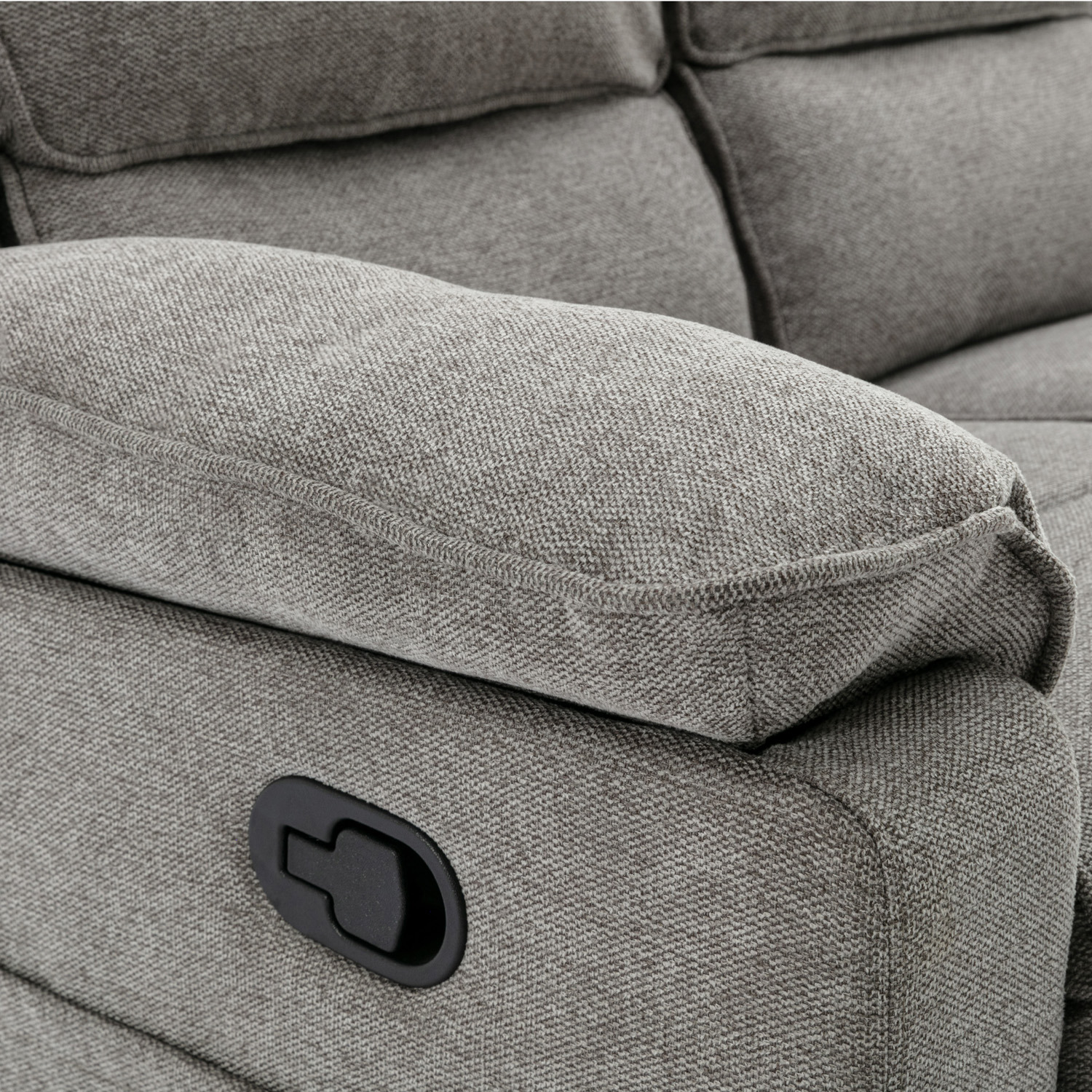 Sydney 1, 2 and 3 Seater Fabric Latch Recliner Sofa Set