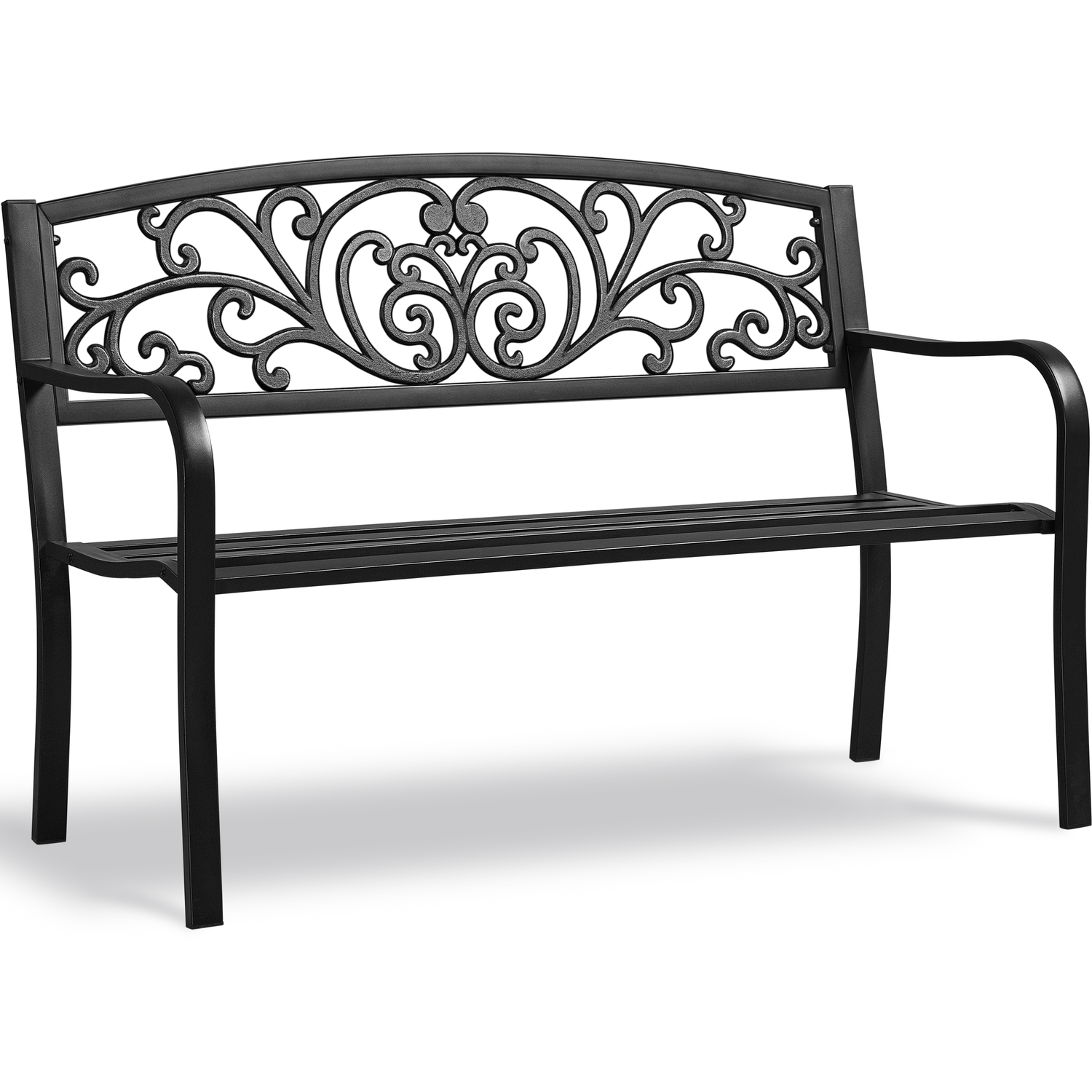 Outdoor Garden Metal Bench for Patio