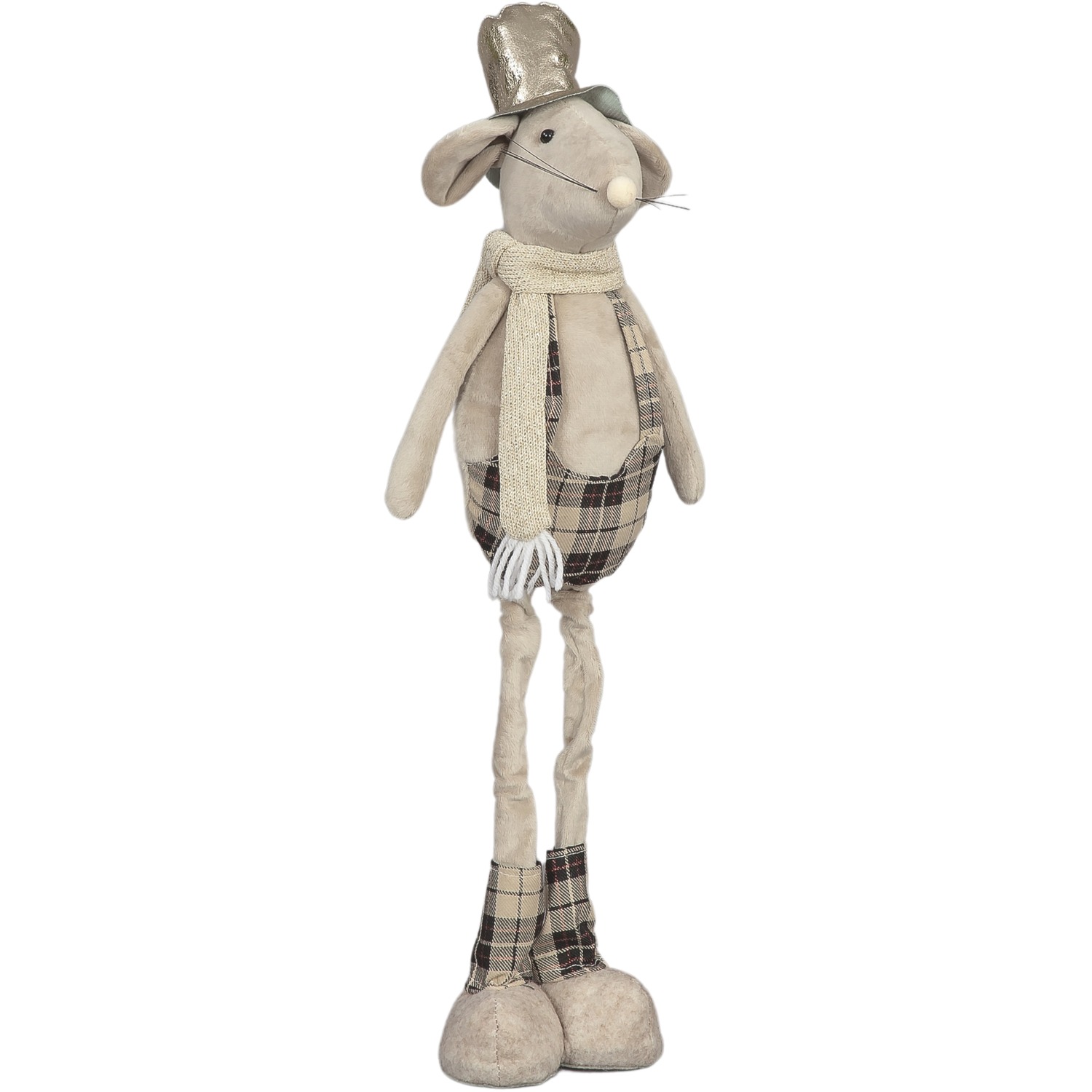 Tall Plush Mouse with Legs