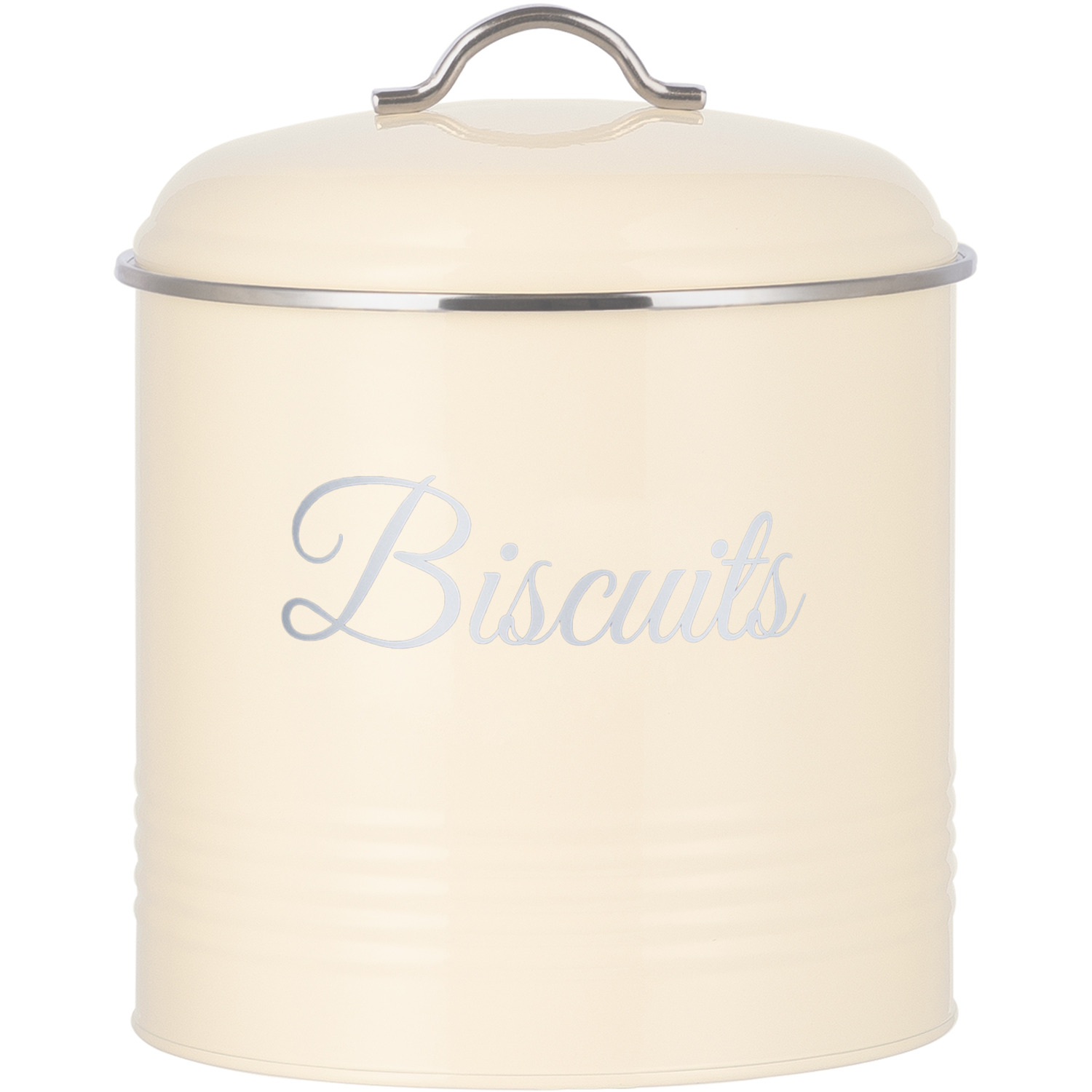 Essentials Round Biscuit Tin With Air Tight Lid