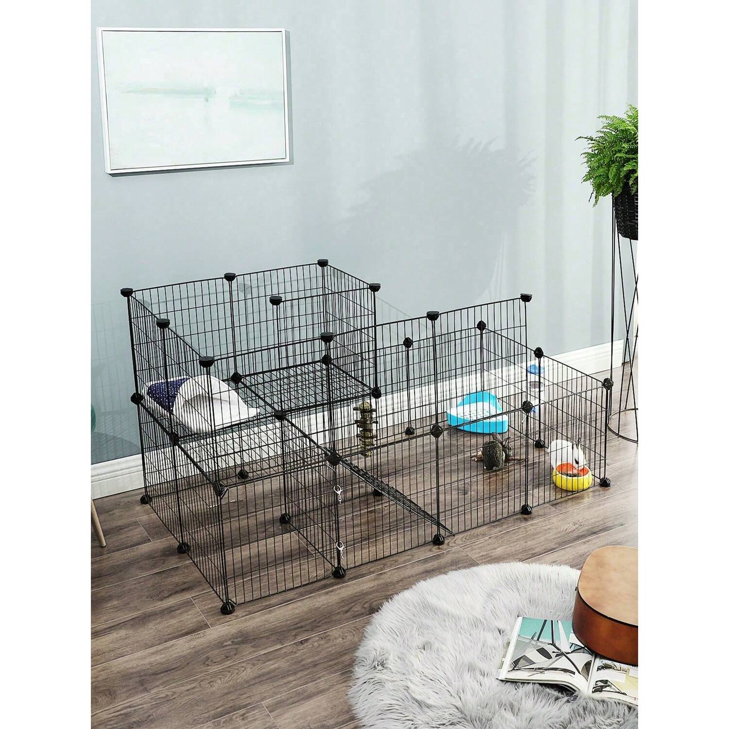 SONGMICS Modular Pet Enclosure for Small Animals