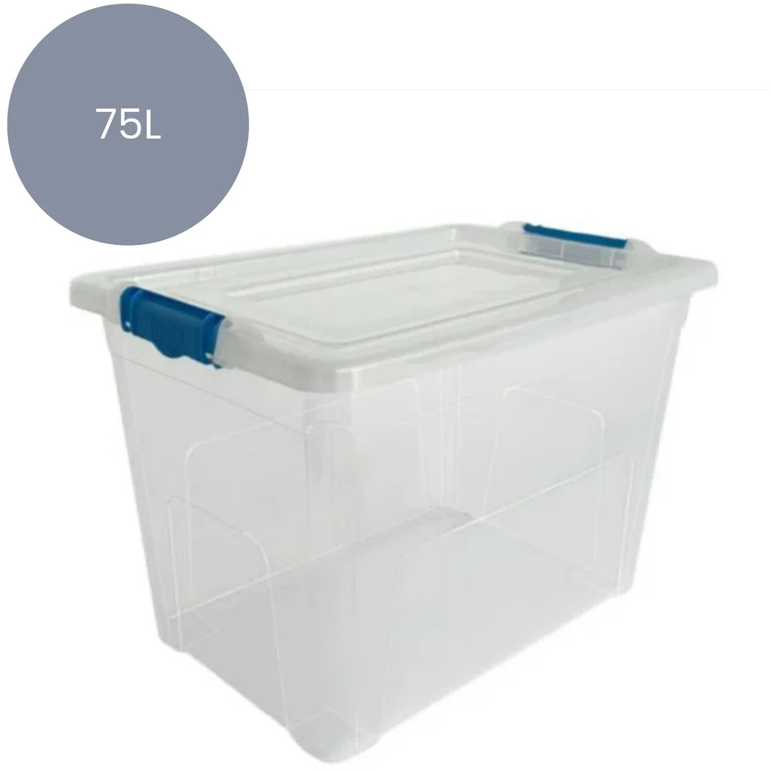 75L Plastic Storage Box with Click Lid