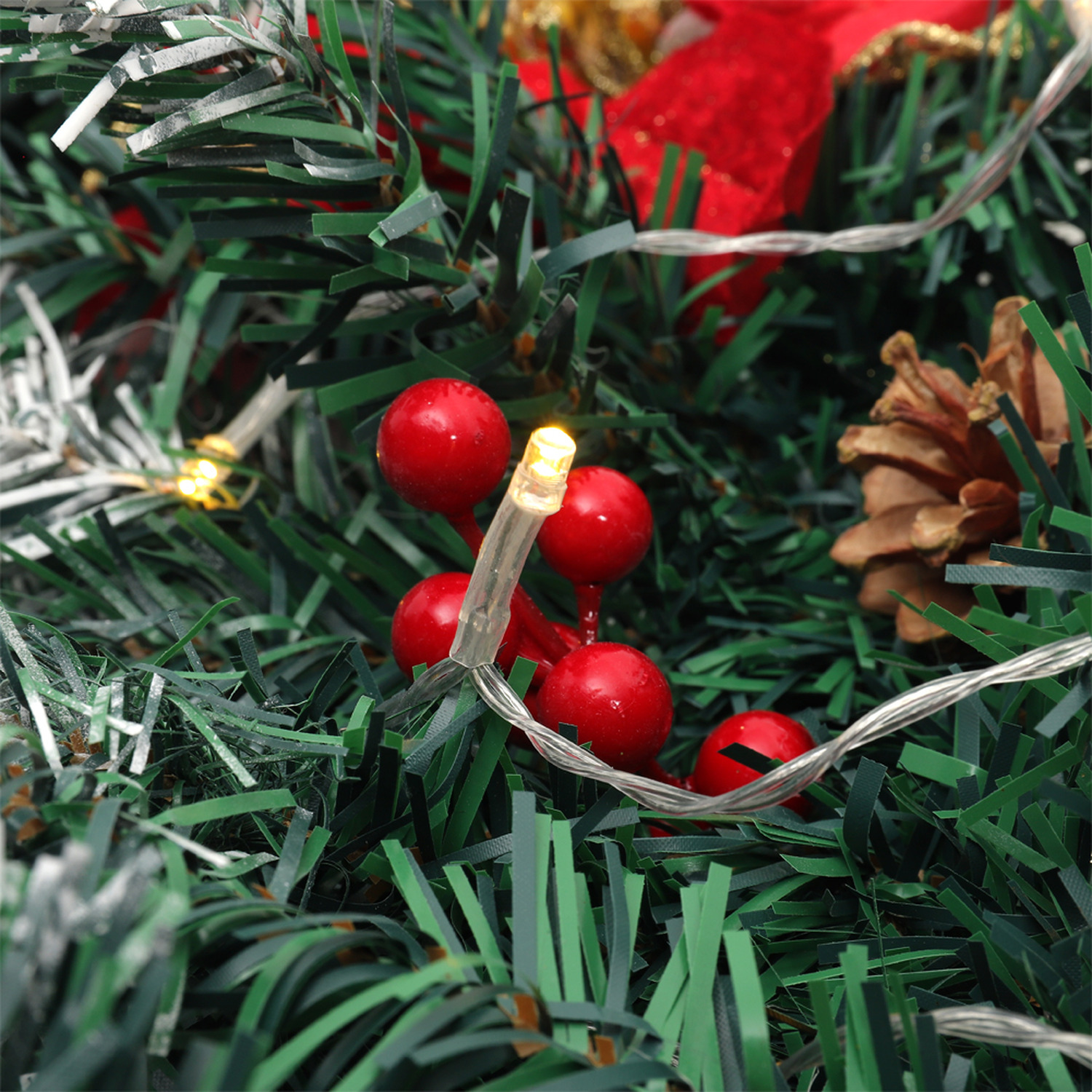 Lifeideas Spruce Artificial Greenery Christmas Garland