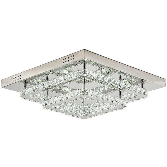 Square Crystal Ceiling Light
