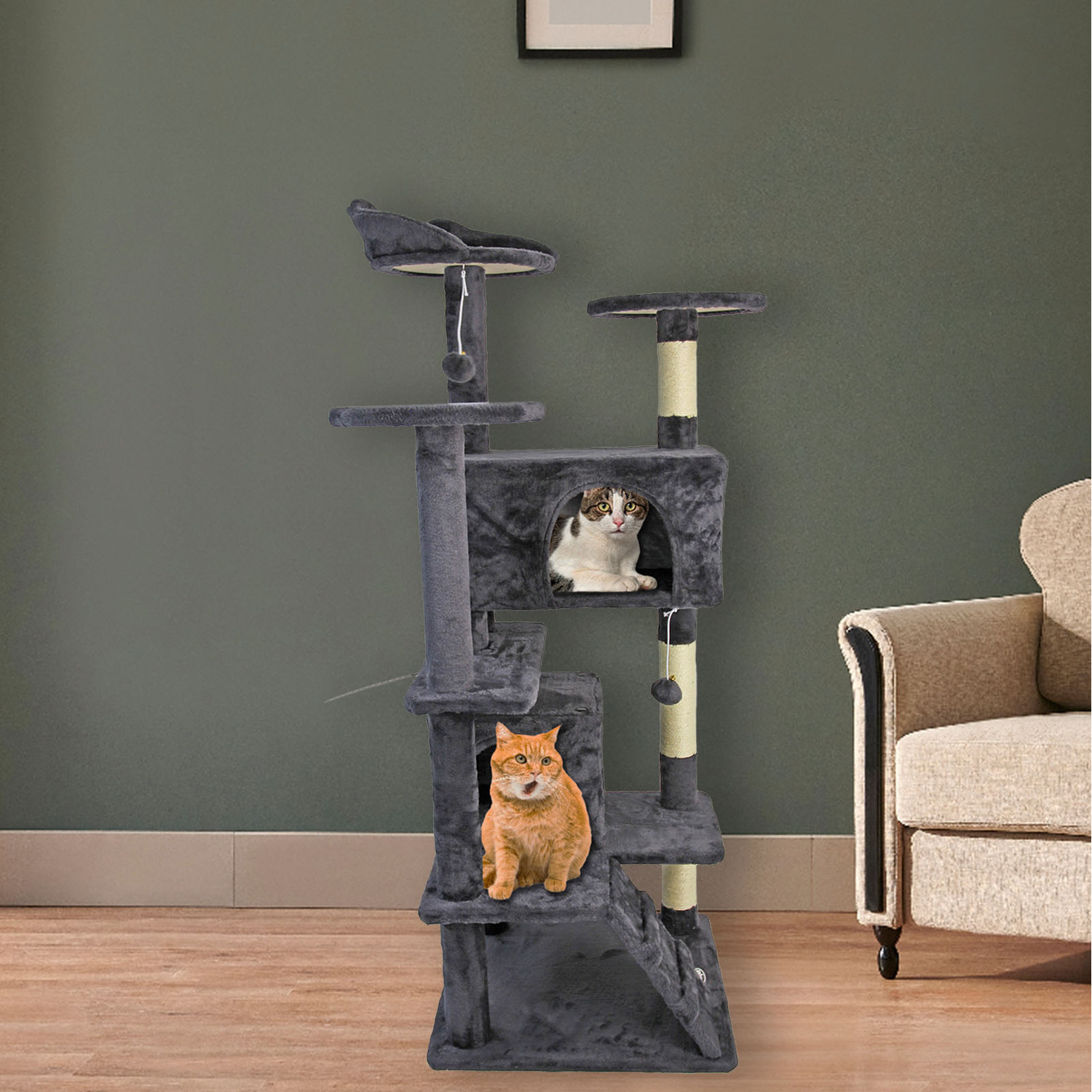 Large Cat Tree Scratching Post