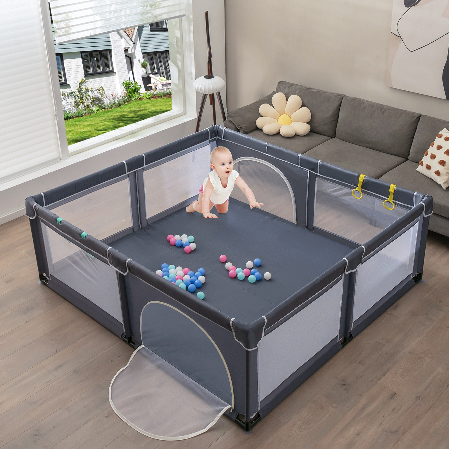 Baby Playpen Portable Large Safety Infant Activity Center