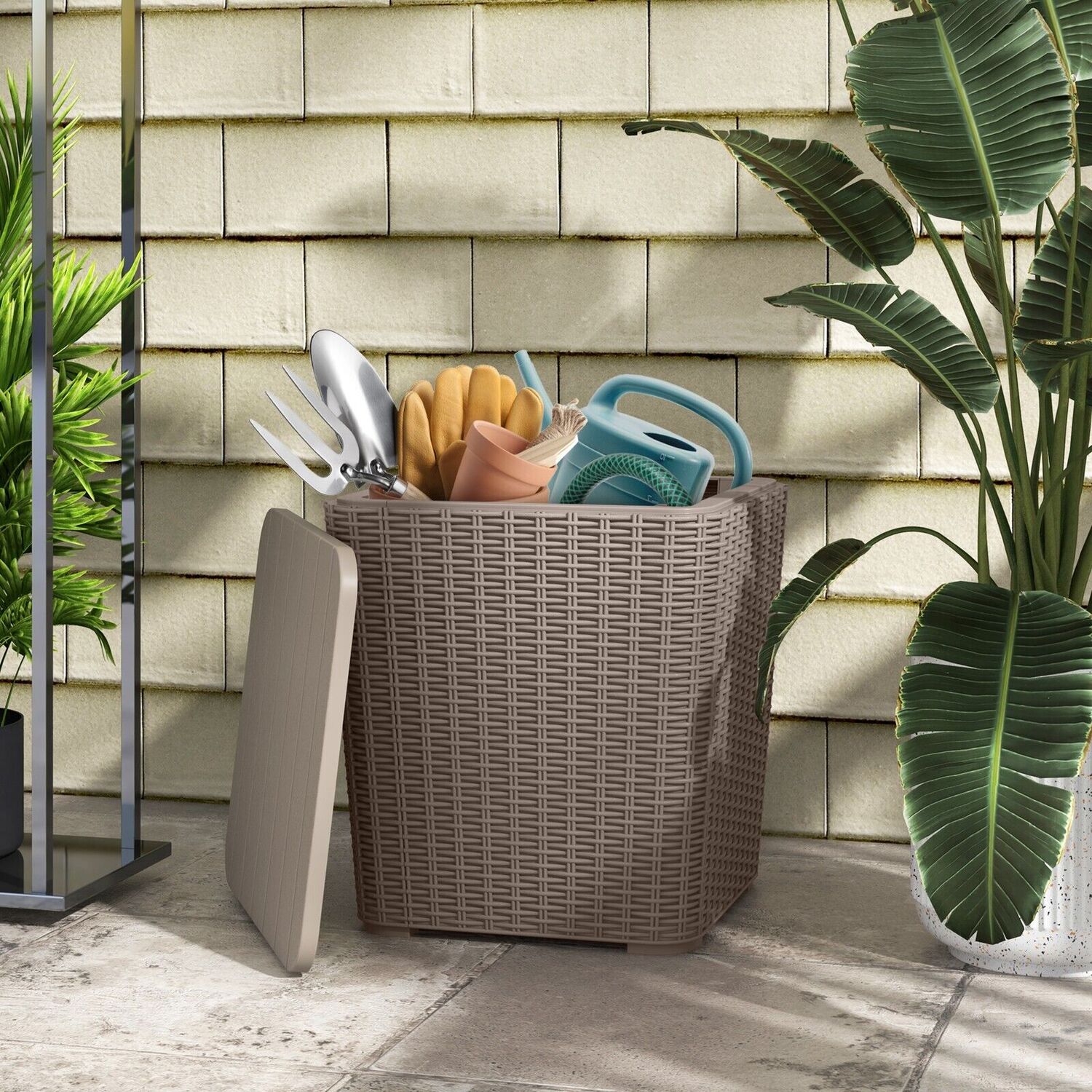 43L Outdoor Patio Storage Box