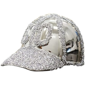Crystal Crushed Jewel Diamond Baseball Cap