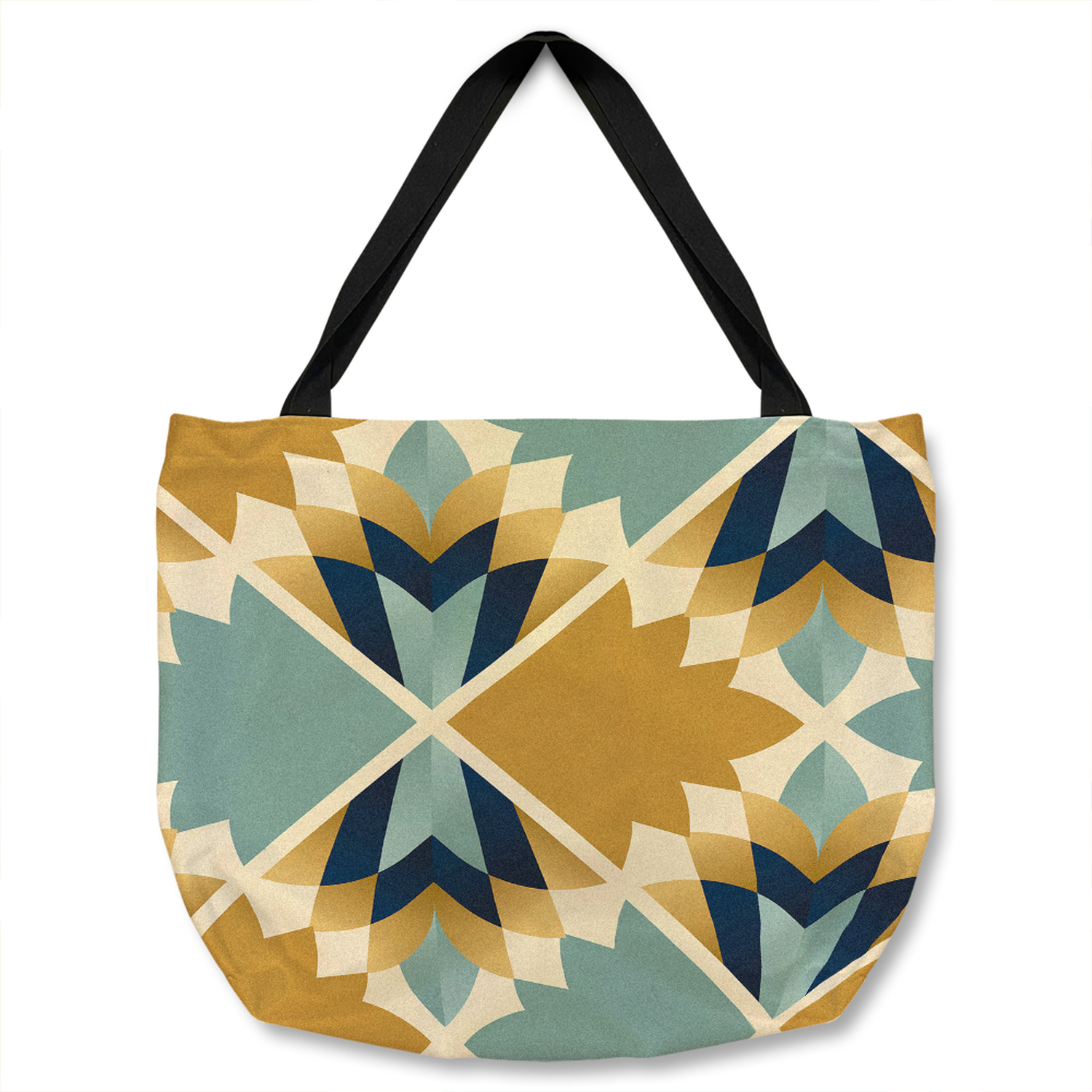 Cleopatra Fan Ethnic Pattern Tote bag