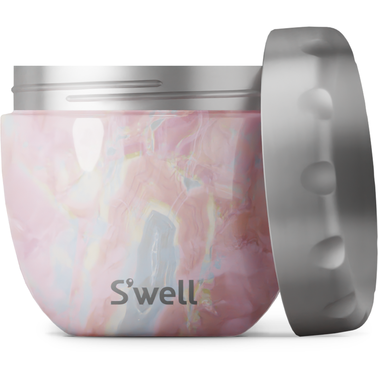 Swell Geode Rose Eats 2-in-1 Food Bowl