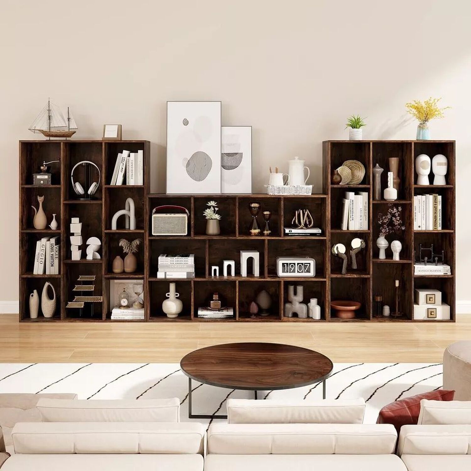 11 Cube Bookcase Modern Geometric Bookcase