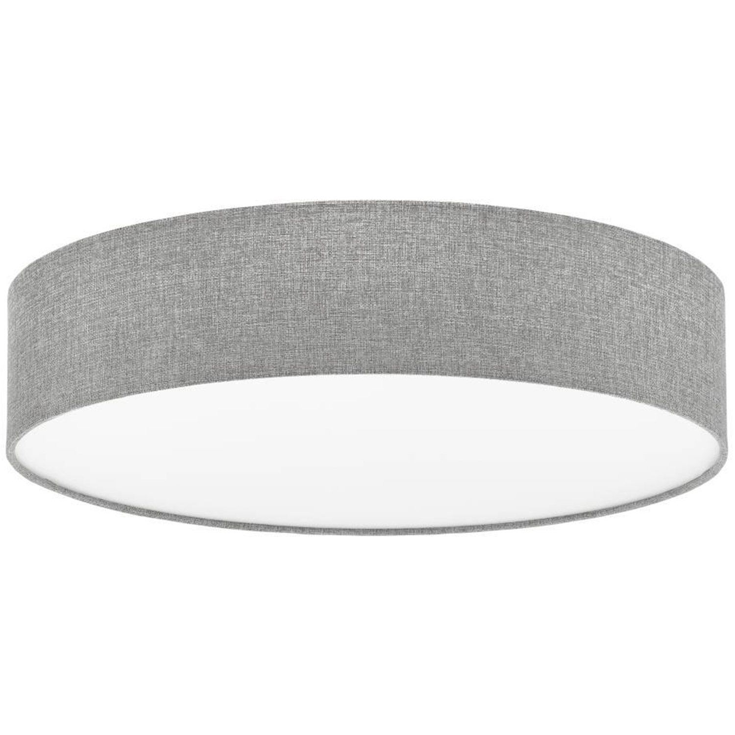 EGLO Pasteri Grey Fabric Ceiling Light
