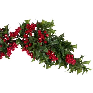 Red Berry and Holly Swag